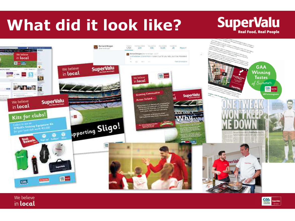 SuperValu’s We Believe – GAA – European Sponsorship Association