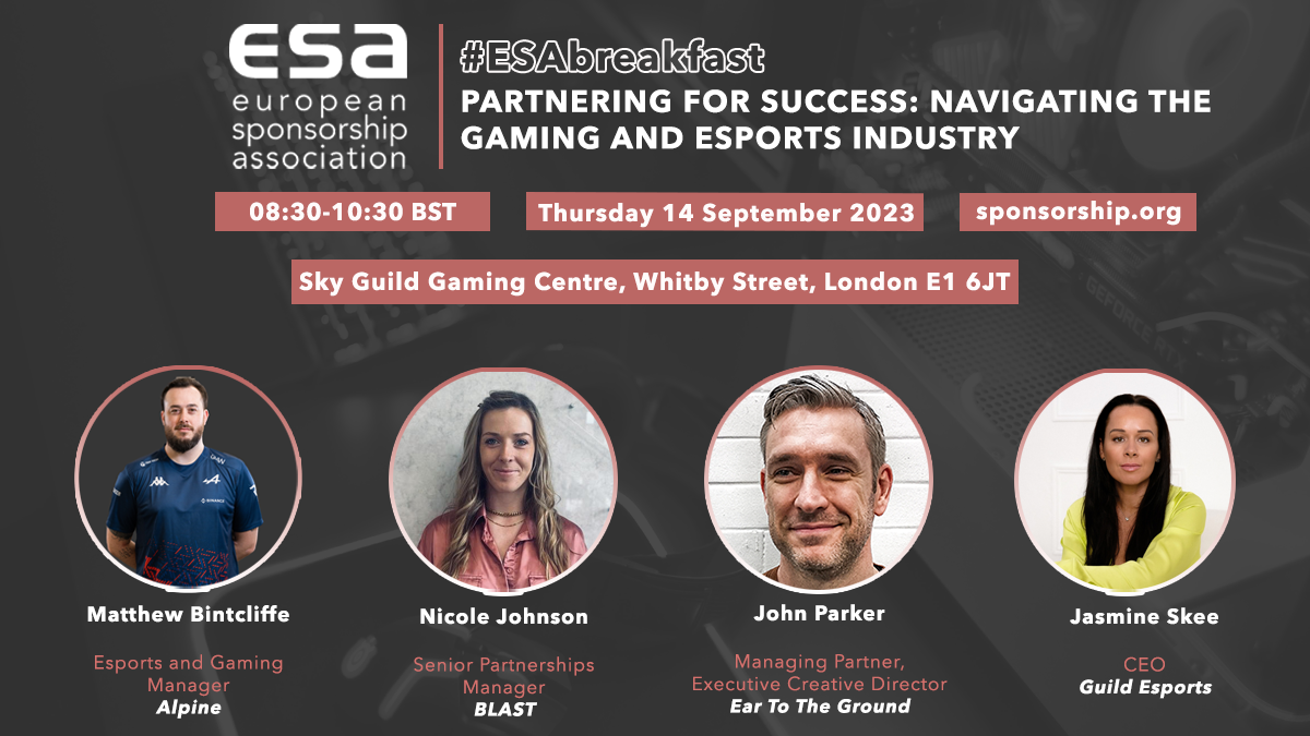 ESA Breakfast | Partnering for Success: Navigating the Gaming and ...