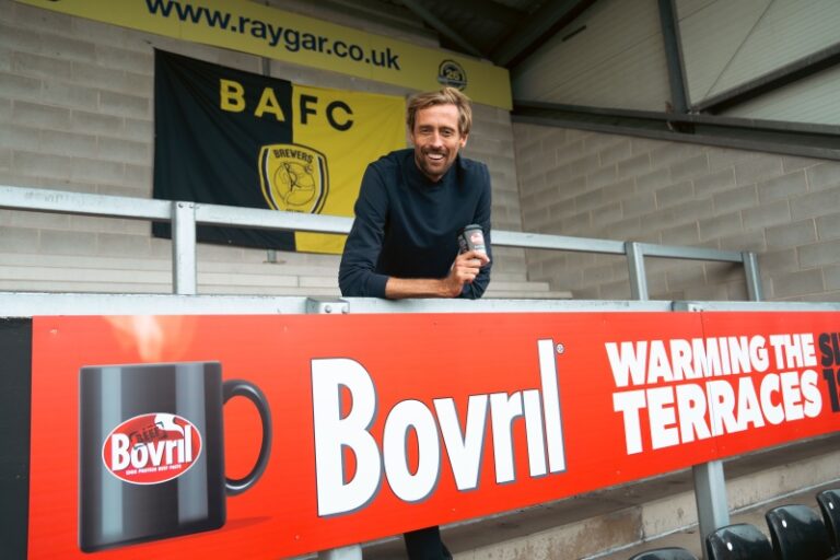 Iconic brand Bovril joins forces with Peter Crouch to help club Burton ...