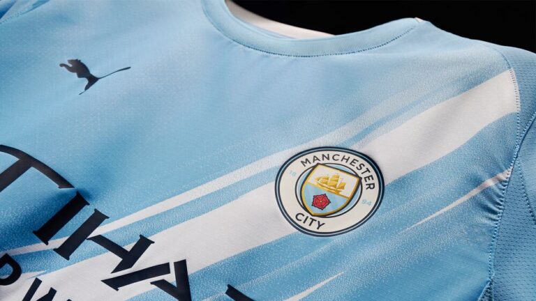 PUMA & Manchester City bring the sash home with the 25-26 home kit ...